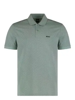 BOSS Cotton Polo Shirt - Green