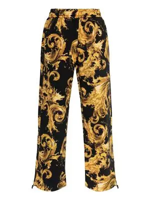 Versace Barocco-print Track Pants - Black