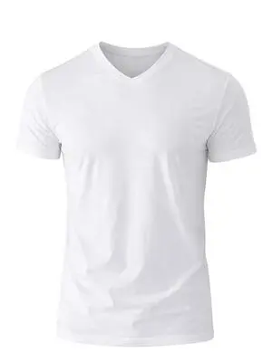 PATRICK ASSARAF V-neck T-shirt - White