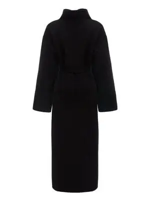 ANNAFOXY Belted Long Coat
