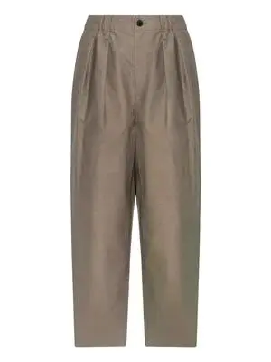 Issey Miyake Pleated Trousers - Neutrals
