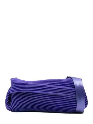 Issey Miyake Pleated Belt Bag Purple