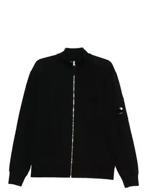 C.P. COMPANY Zip-up Sweater - Black
