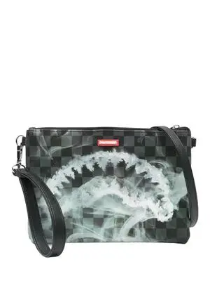 SPRAYGROUND Graphic-print Clutch - Black