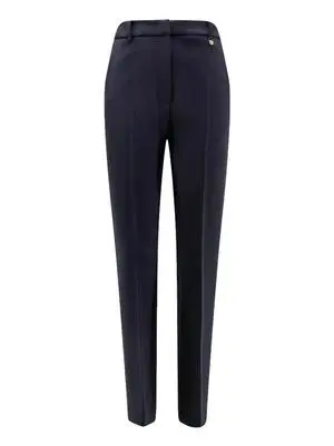 Max Mara Metal-detail Trousers - Blue