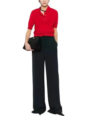 Gucci Diamond-Jacquard Trousers Blue