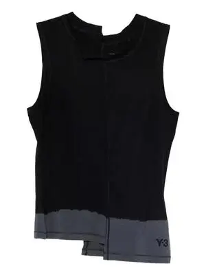 Y3 Sleeveless Top - Black