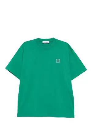 Stone Island Logo-patch T-shirt - Green
