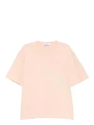 Stone Island Logo T-shirt - Pink