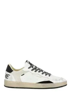CRIME LONDON Chelsea Leather Sneakers - White
