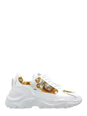 Versace Baroque Lace-up Sneakers - White