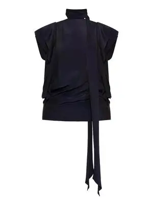 LANVIN Ruffled Top - Blue