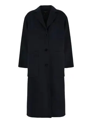 Max Mara Mid-length Pocket Coat - Blue