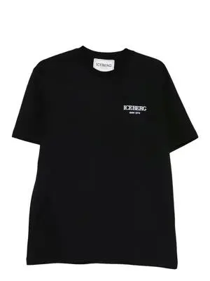 Iceberg Logo T-shirt - Black