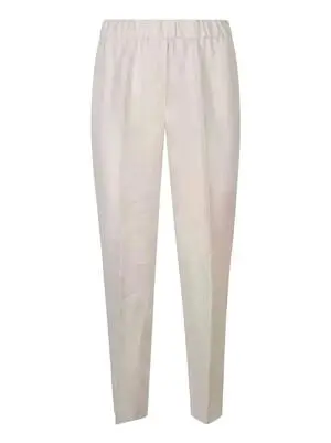 Peserico Elasticated-waistband Trousers - Neutrals