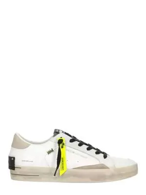 CRIME LONDON Sk8 Deluxe Lace-up Sneakers - White