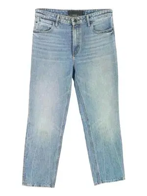 ALEXANDER WANG Washed Mid-rise Jeans - Blue
