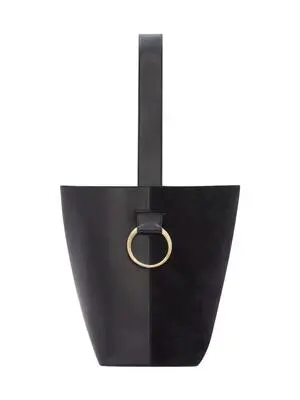 Victoria Beckham Dia Leather Bucket Bag - Black