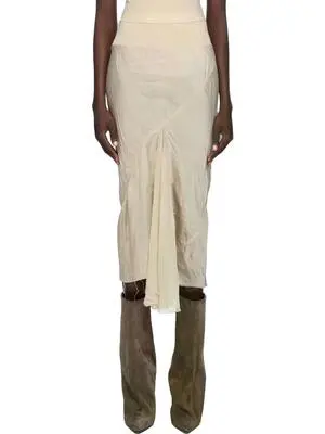 RICK OWENS Temple Ruched Skirt
