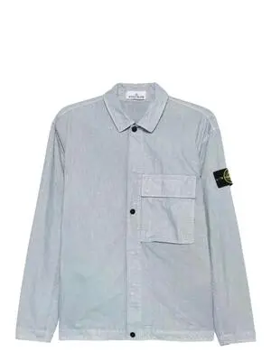 Stone Island Chest-pocket Shirt Jacket - Blue