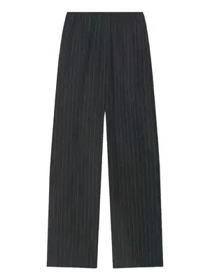 Nanushka Arvenn Pinstripe Trousers - Grey