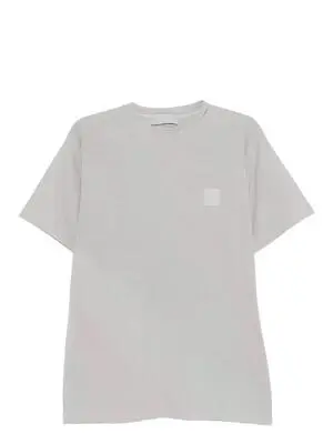 Stone Island Ghost Crew-neck Logo-patch T-shirt - Grey