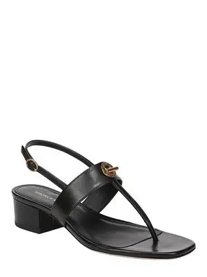 Veronica Beard Andie Slingback Sandal - Black