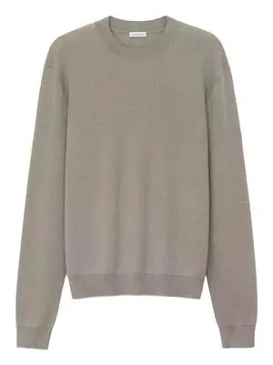 Iris Von Arnim Presano Textured Crewneck Sweater - Grey