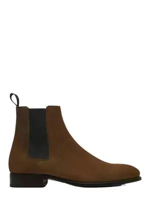 Brioni Milano Elastic-panel Chelsea Boots - Brown
