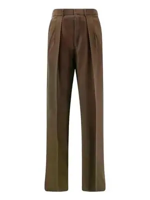TOM FORD Tailored Pleated Trousers - Brown