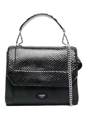 LANCEL Ninon De Flap Bag - Black