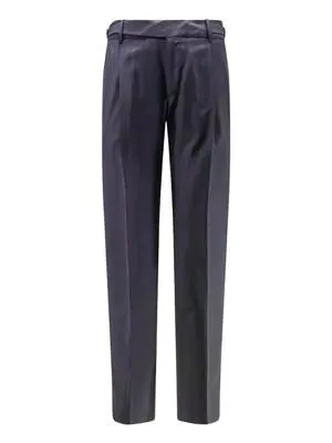 Dolce & Gabbana Pinstripe Buckle Trousers - Blue