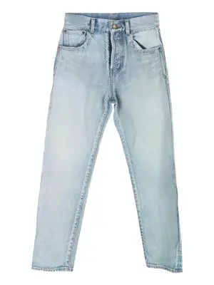 Saint Laurent High-rise Regular Fit Jeans - Blue