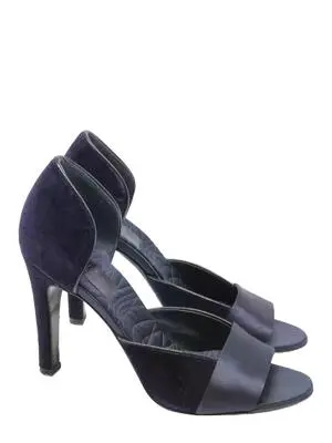 Gucci D'orsay Stiletto Heel Sandals - Blue