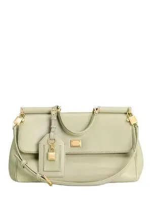 Dolce & Gabbana Padlock Charm Clutch Bag - Green