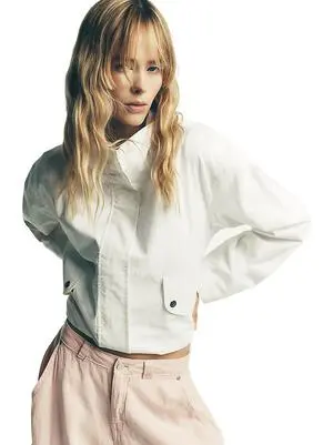 MARRAKECH Cotton Utility Jacket - Stalactite