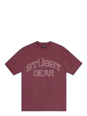 StÜssy Gear Tee Shirt - Oxblood