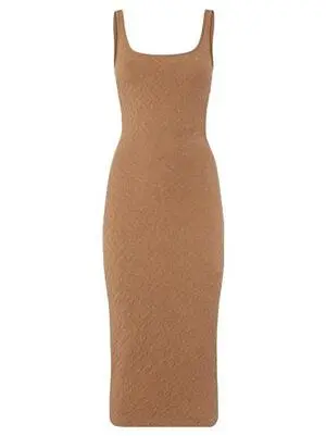 Fendi X Skims Embossed Midi Dress - California