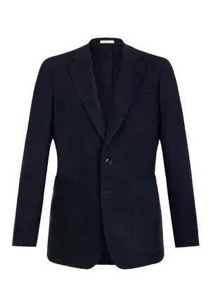 FURSAC Wool Single-breasted Blazer - Blue