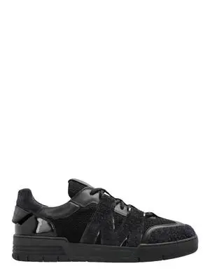 Moschino Lace-up Sneakers - Black