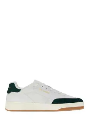 Saint Laurent Logo-print Sneakers - White