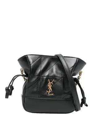 Saint Laurent Mini Jamie Quilted Shoulder Bag - Black
