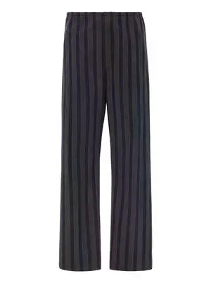 MAISON MARGIELA Striped Trousers - Grey