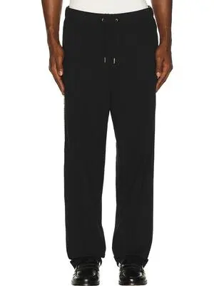 Fred Perry Cross Tape Track Pant - Black