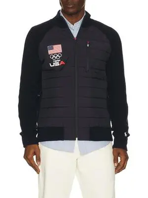 Polo Ralph Lauren Winter Olympics Full Zip Sweater - Refined Navy