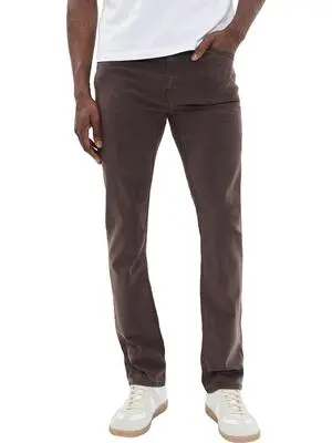 FRAME Modern Straight Twill Jeans - Dark Chocolate