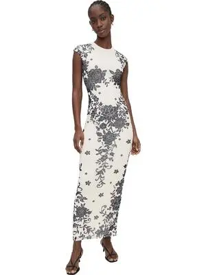AFRM Cody Maxi Dress - Stark Lace