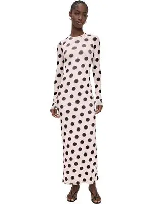 AFRM Didi Dress - Rose Blur Dot
