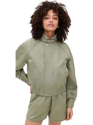 Helmut Lang Trench Chino Bomber Jacket - Vetiver