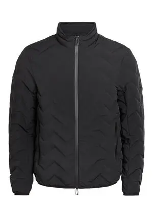 Emporio Armani Water-repellent Padded Stretch-nylon Jacket - Black